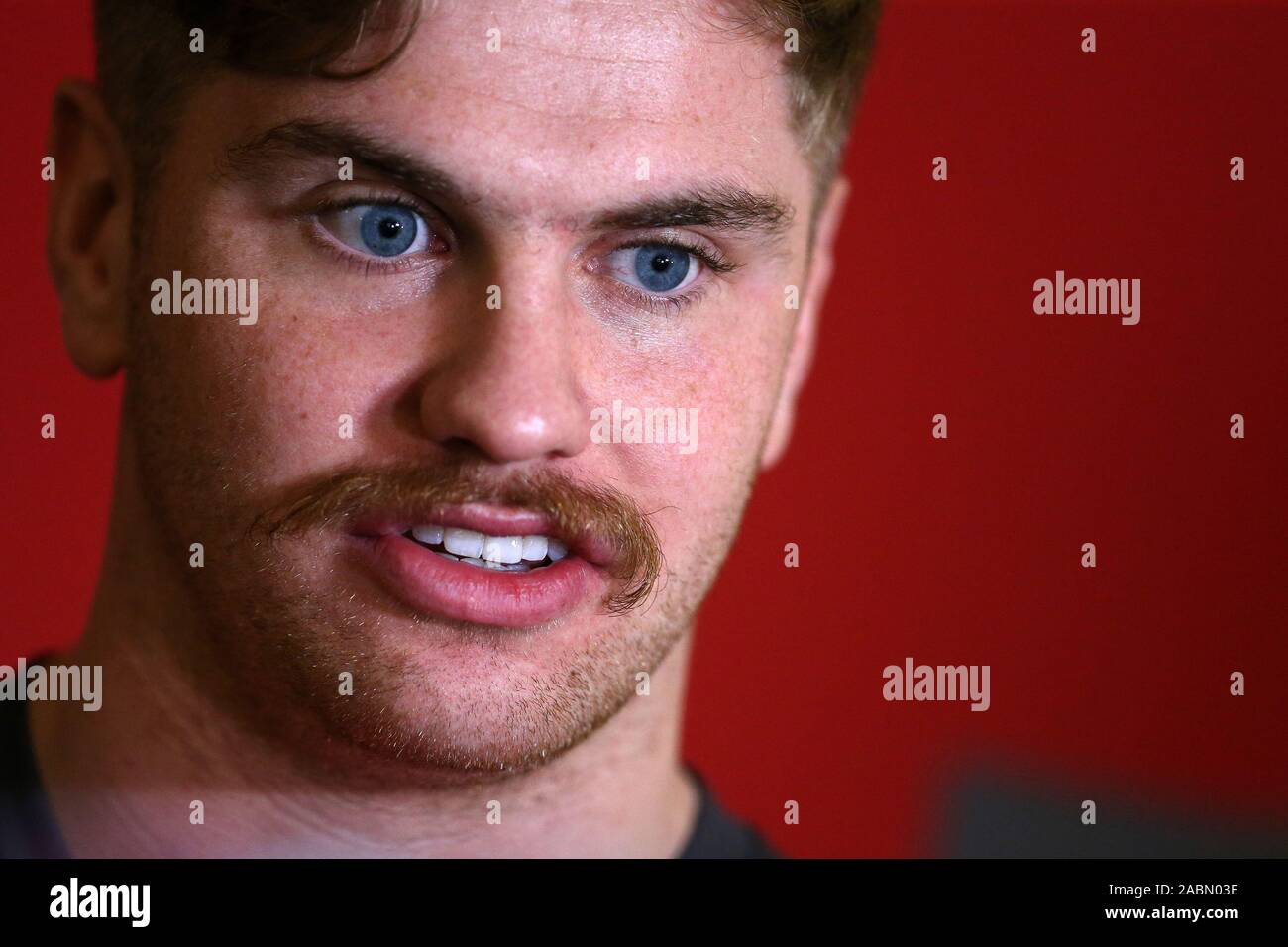 Hensol, Wales, UK. 28th Nov, 2019. Aaron Wainwright the Wales rugby ...