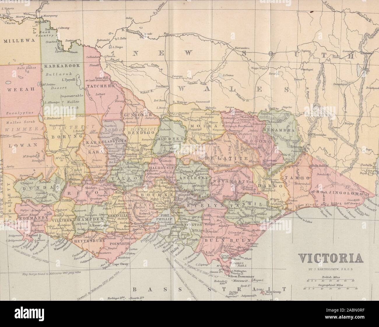 Large Detailed Map Of Victoria With Cities And Towns