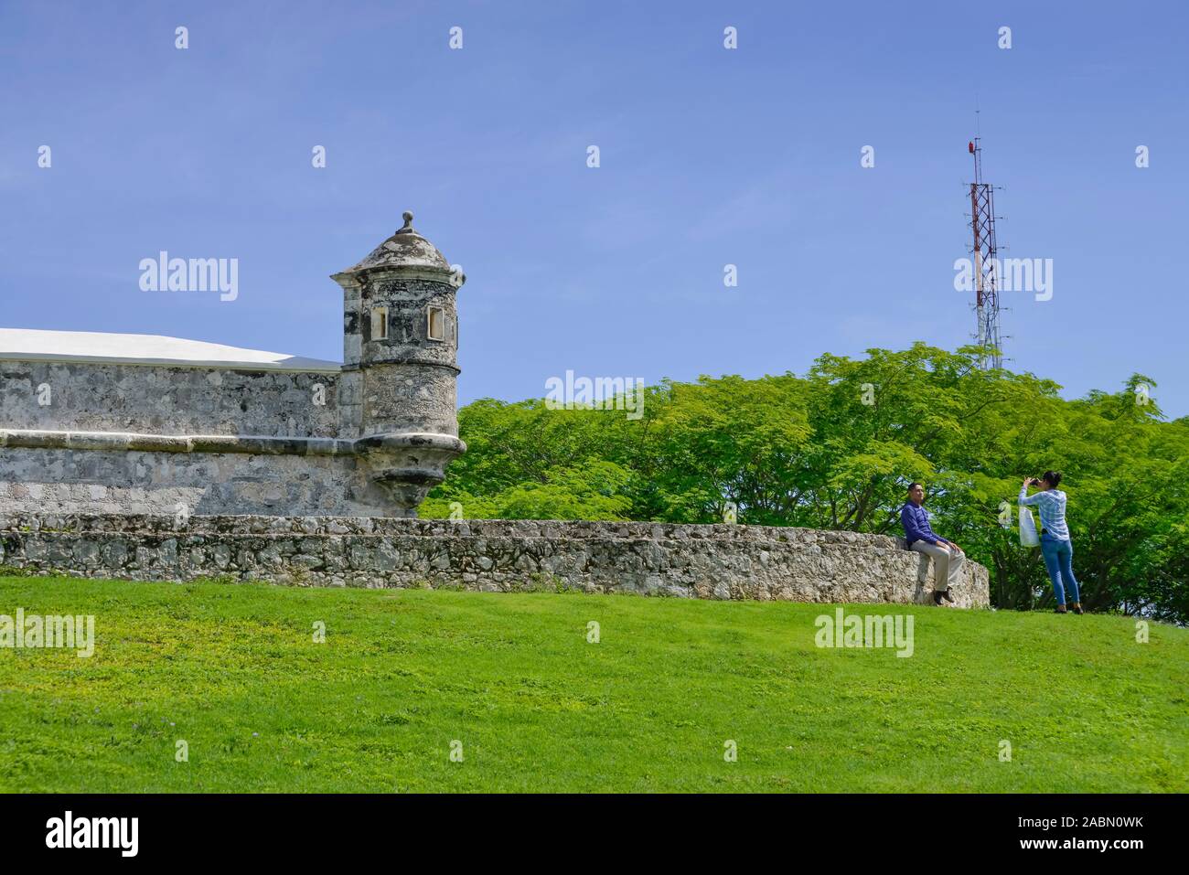 Fuerte de San Miguel, Campeche, Mexiko Stock Photo - Alamy