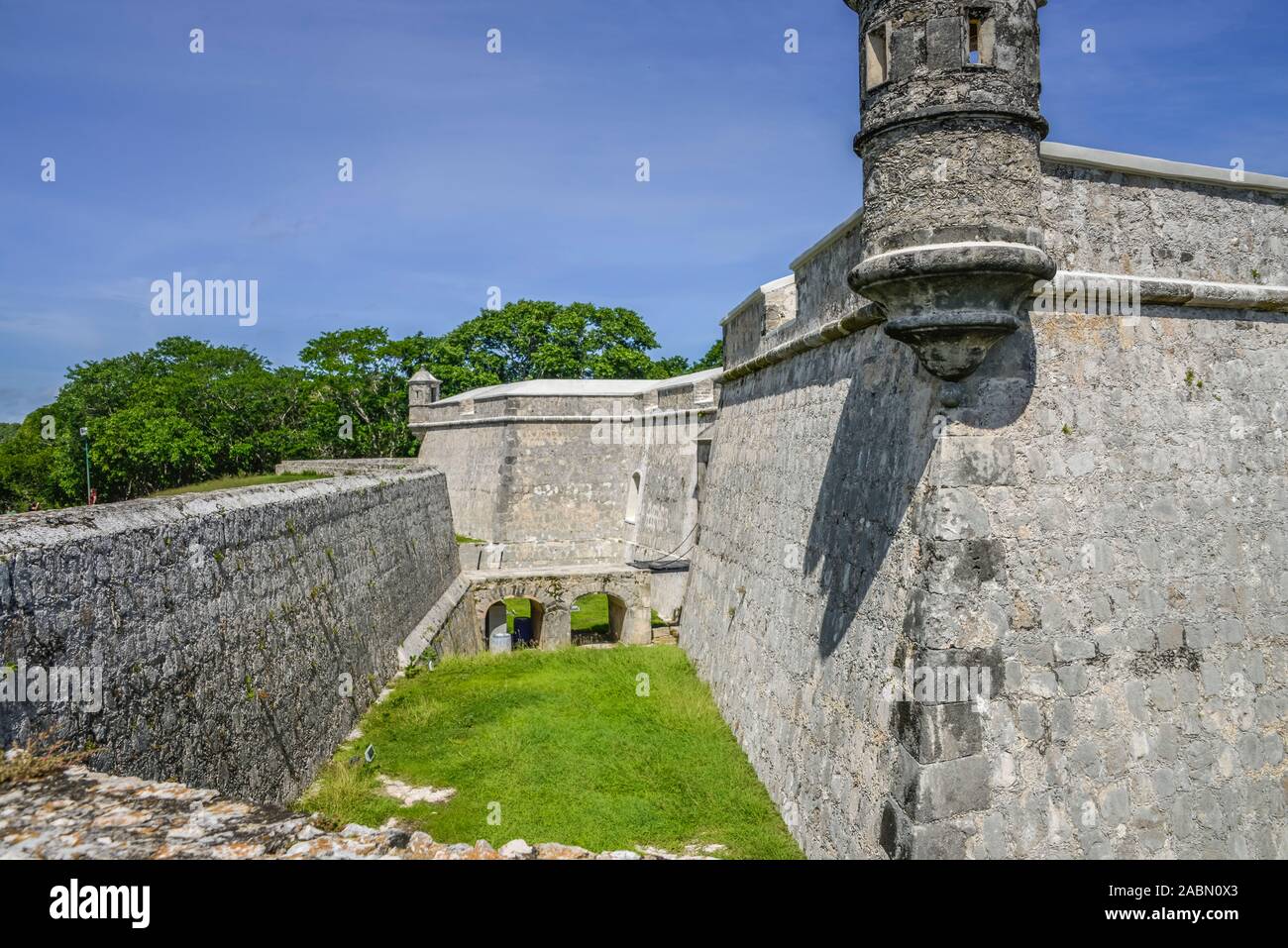 Fuerte de San Miguel, Campeche, Mexiko Stock Photo - Alamy