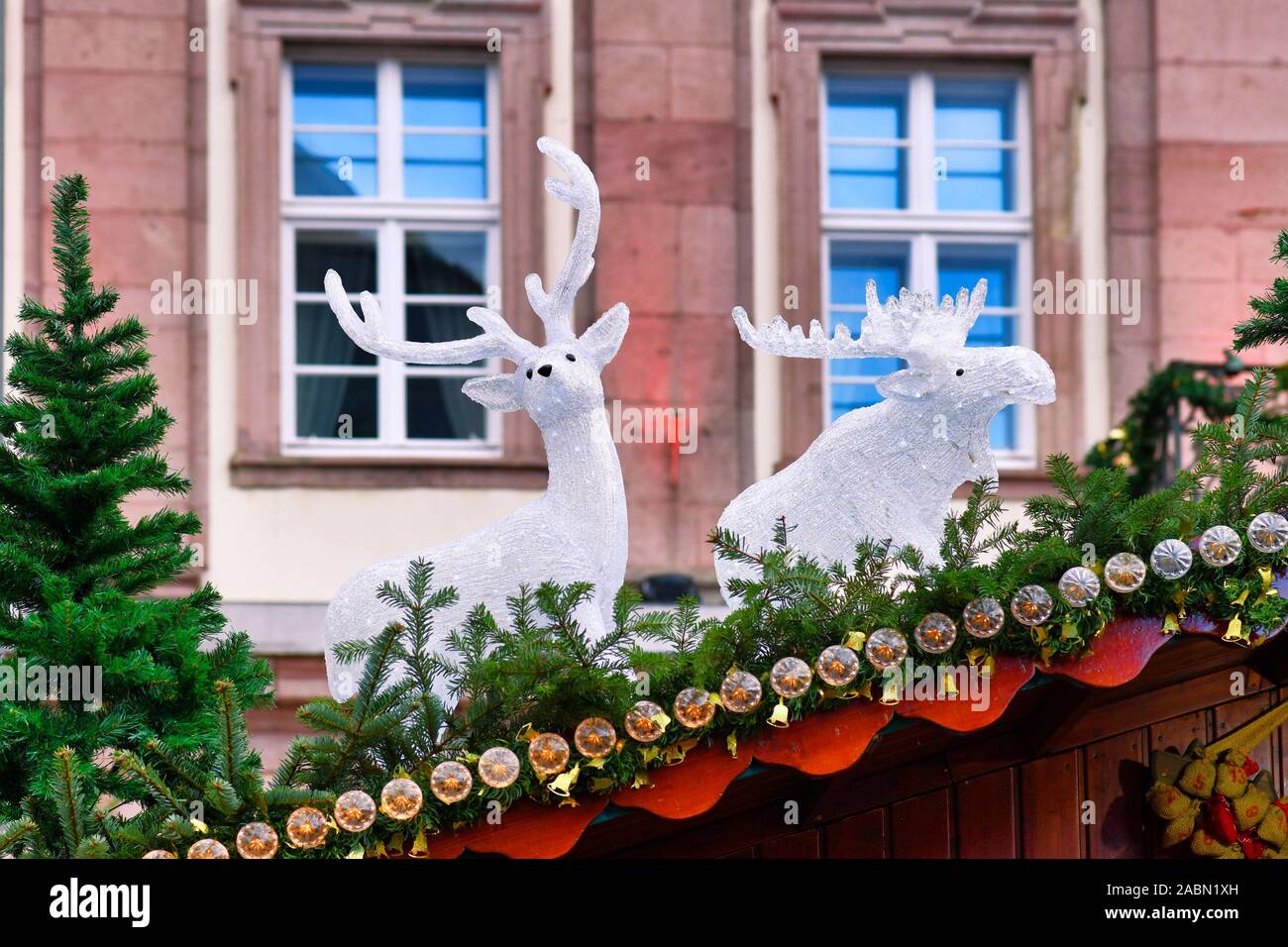 Reindeer Rooftop Display