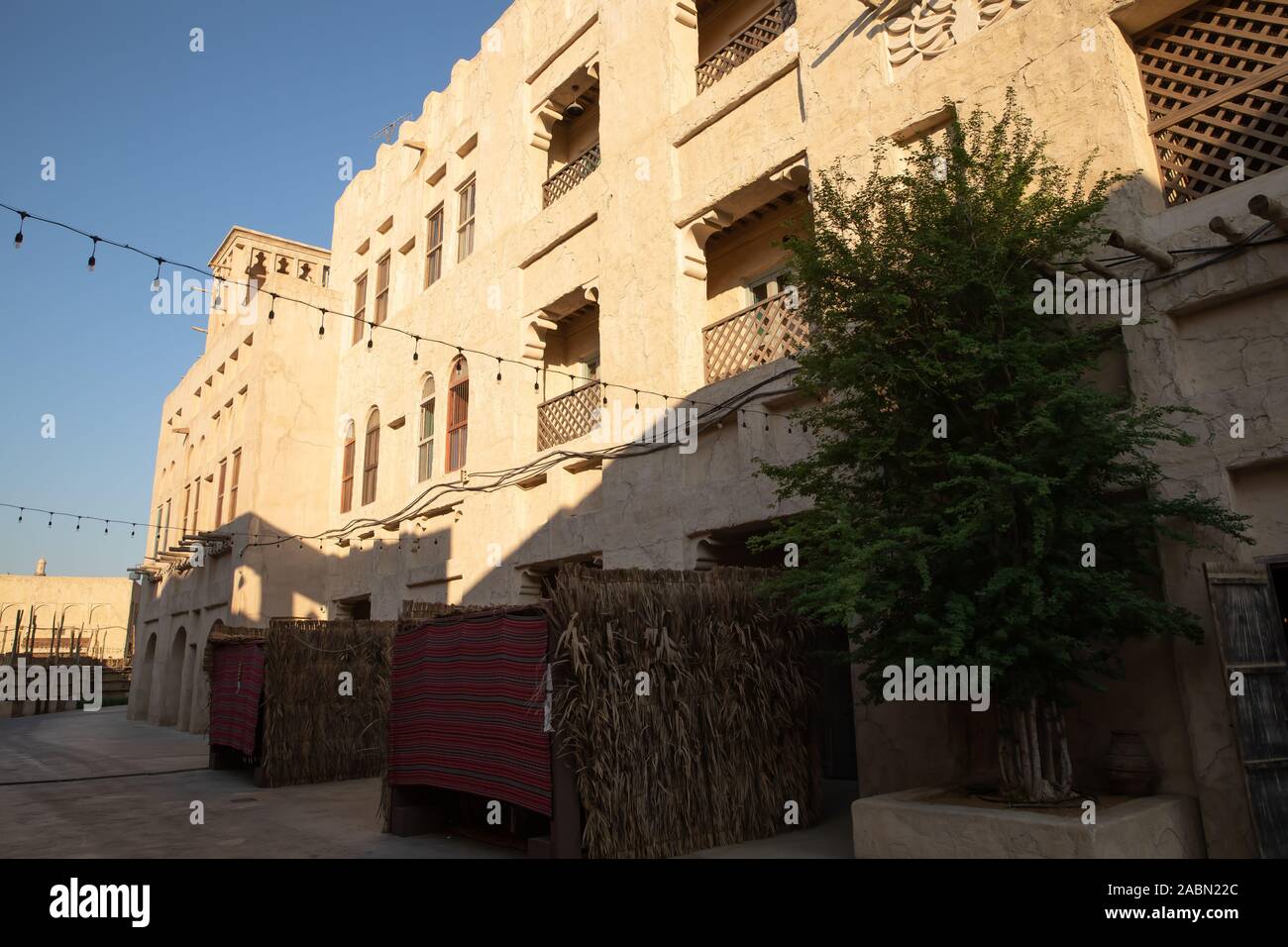 Building in Al Seef, Dubai Stock Photo - Alamy