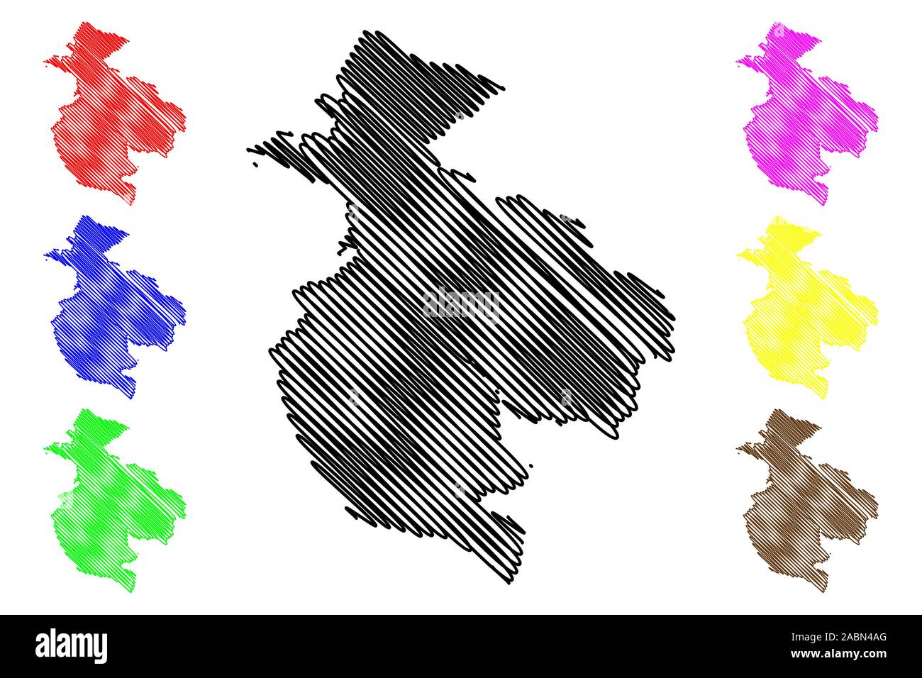 Guanacaste province costa rica map Cut Out Stock Images & Pictures - Alamy