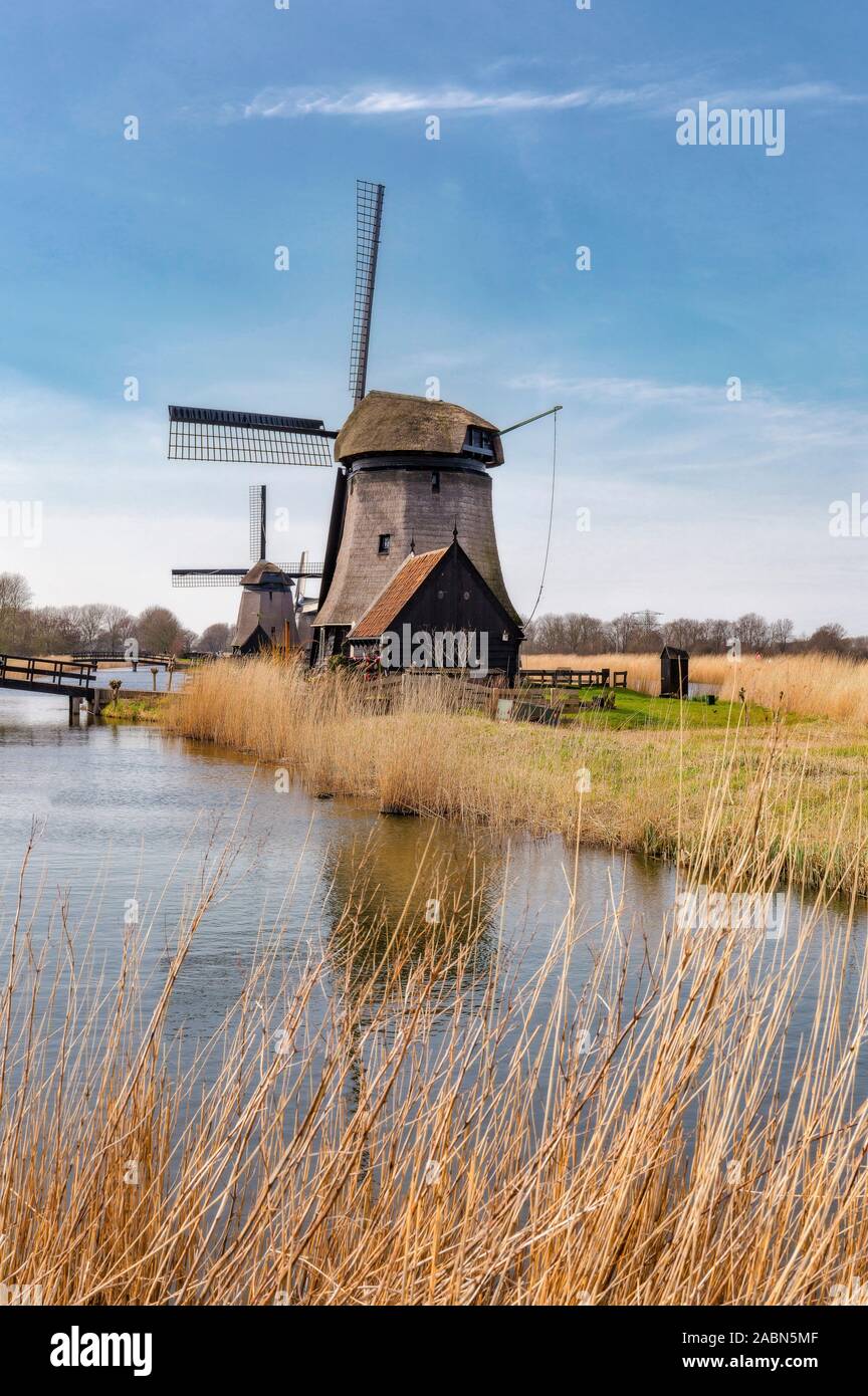 Ground sail wondmill called Strijkmolen I, K, L, Rustenburg, Noord ...