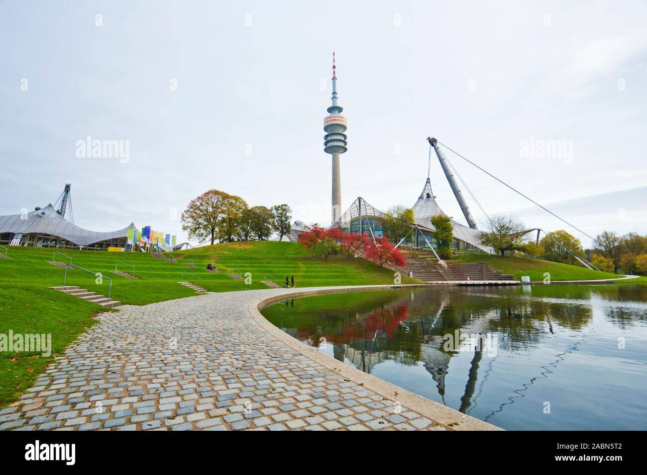 Olympiastadion stadium aerial hi-res stock photography and images - Alamy
