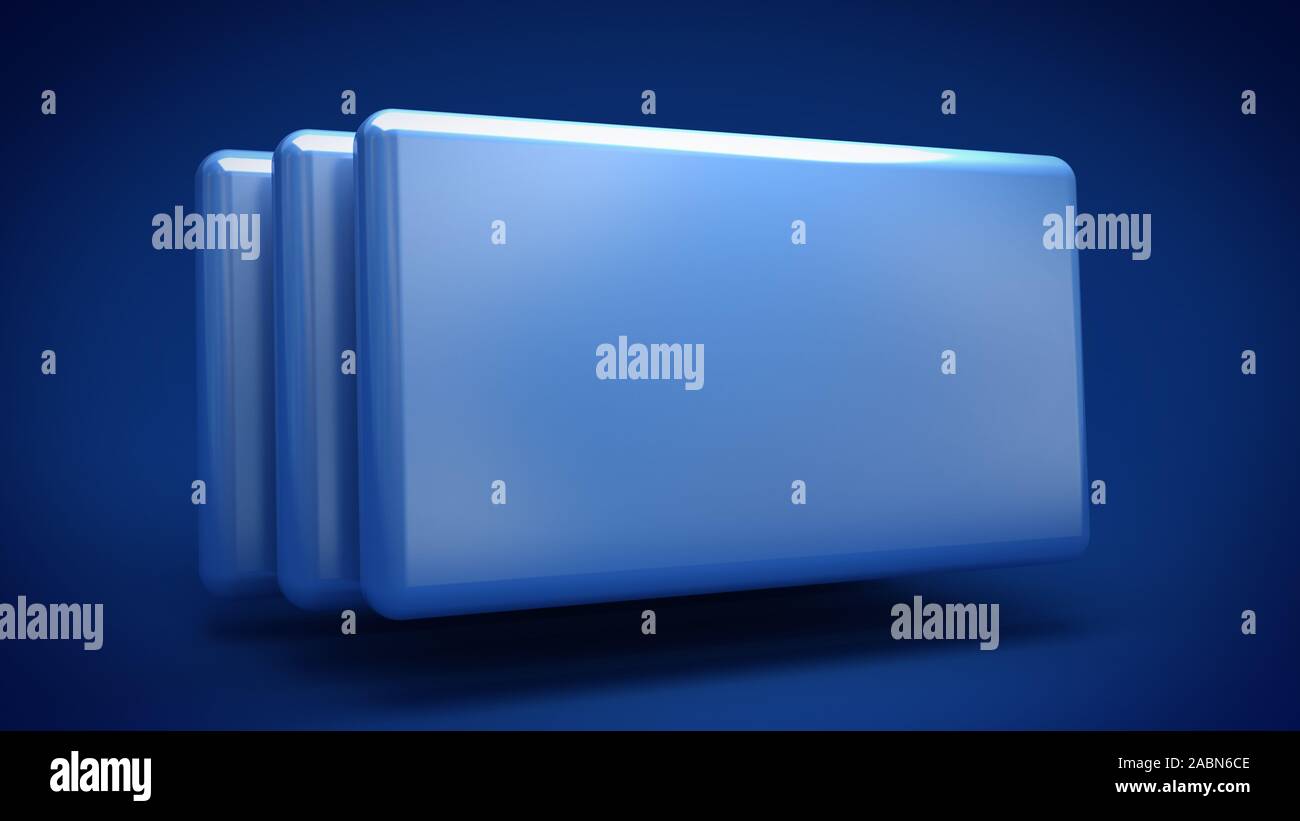 Background banner blue.3d rendering, 3d illustration Stock Photo - Alamy