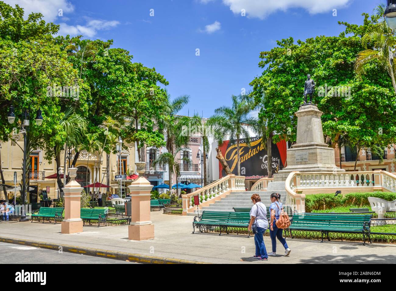 Parque Hidalgo, Merida, Yucatan, Mexiko Stock Photo - Alamy