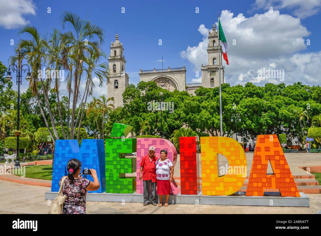 Merida plaza de independencia hi-res stock photography and images - Alamy