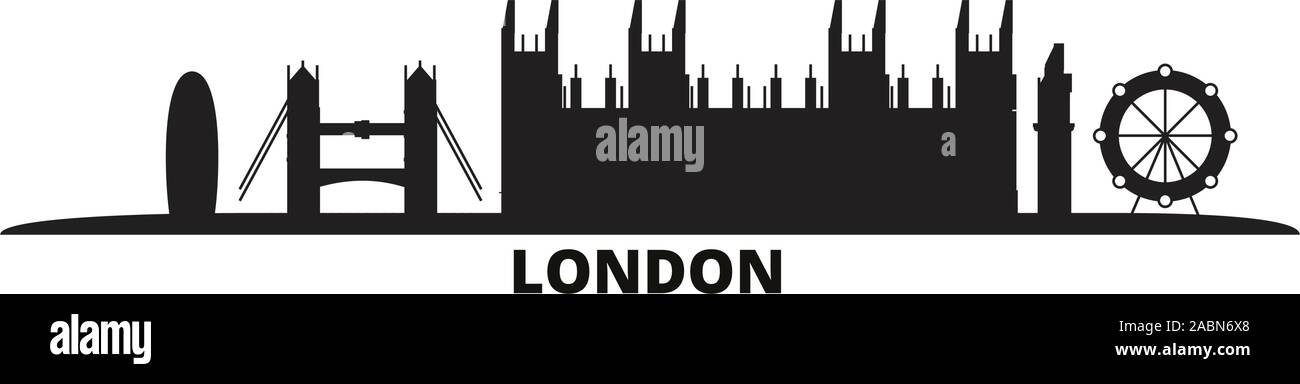 London night view aerial Stock Vector Images - Alamy