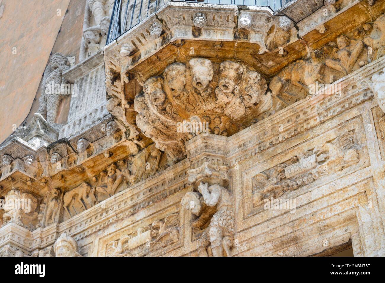 Casa de Montejo, Plaza de la Independencia, Merida, Yucatan, Mexiko ...