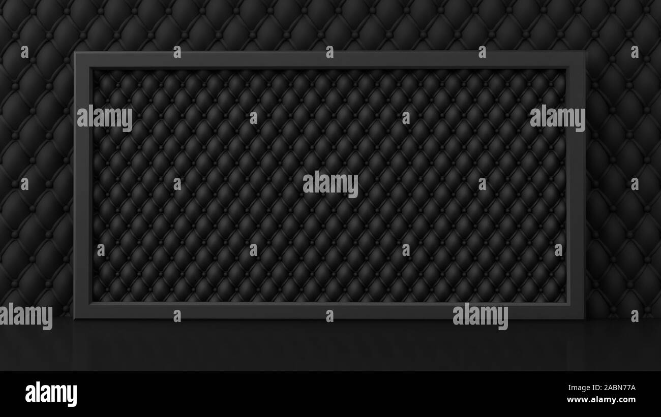 Interior background studio frame. . 3d rendering 3d illustration Stock ...