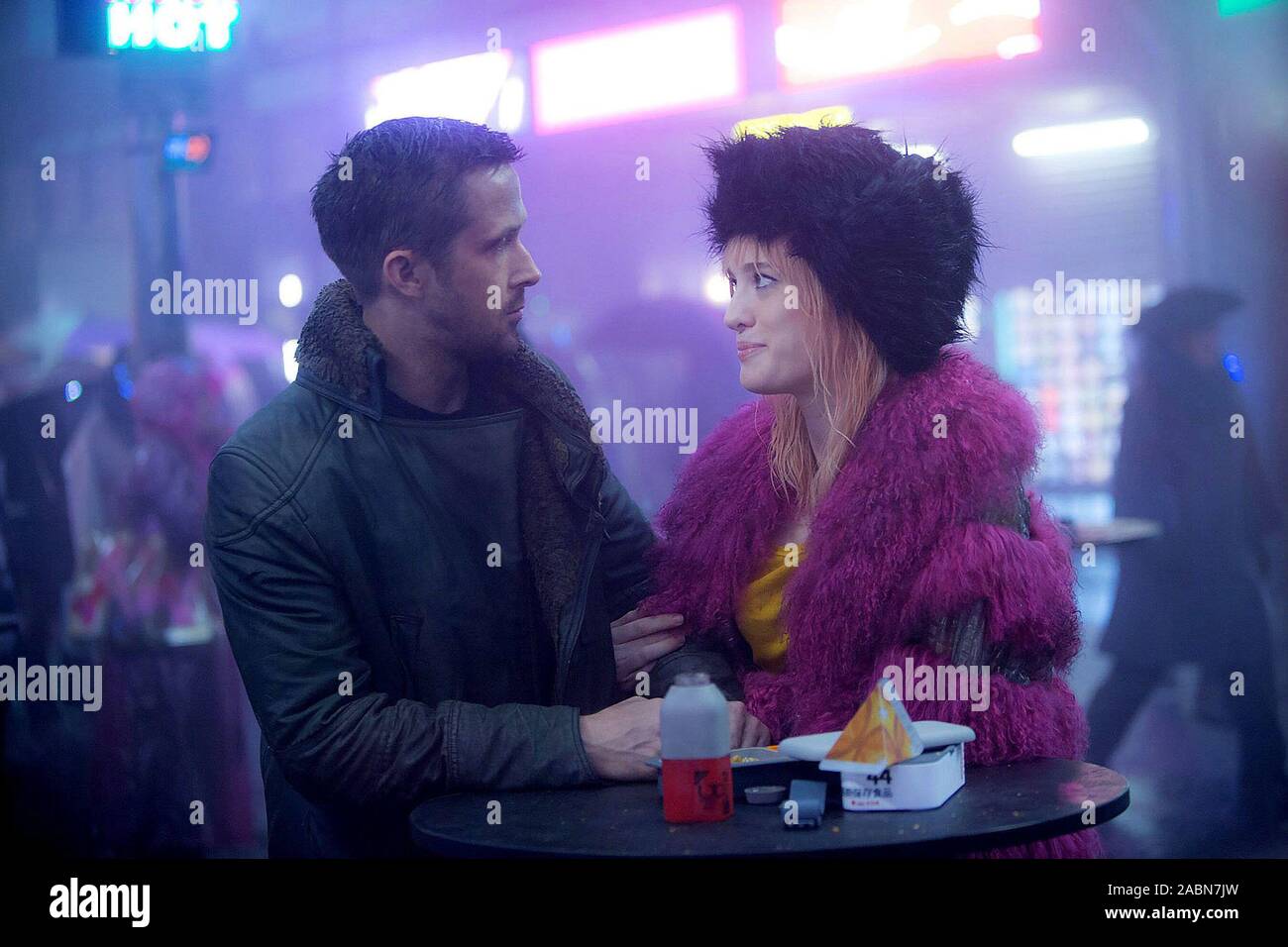 RYAN GOSLING and MACKENZIE DAVIS in BLADE RUNNER 2049 (2017), directed ...