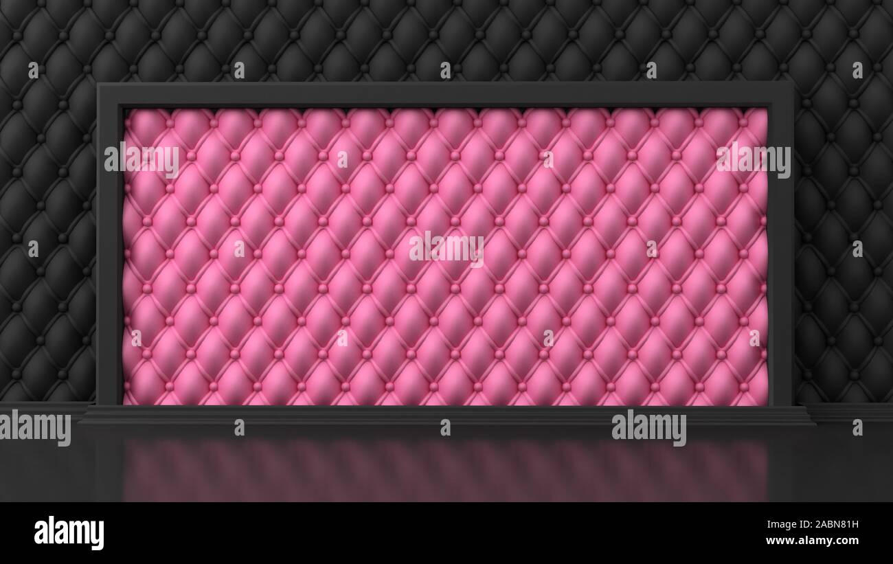 Interior background studio frame. . 3d rendering 3d illustration Stock ...