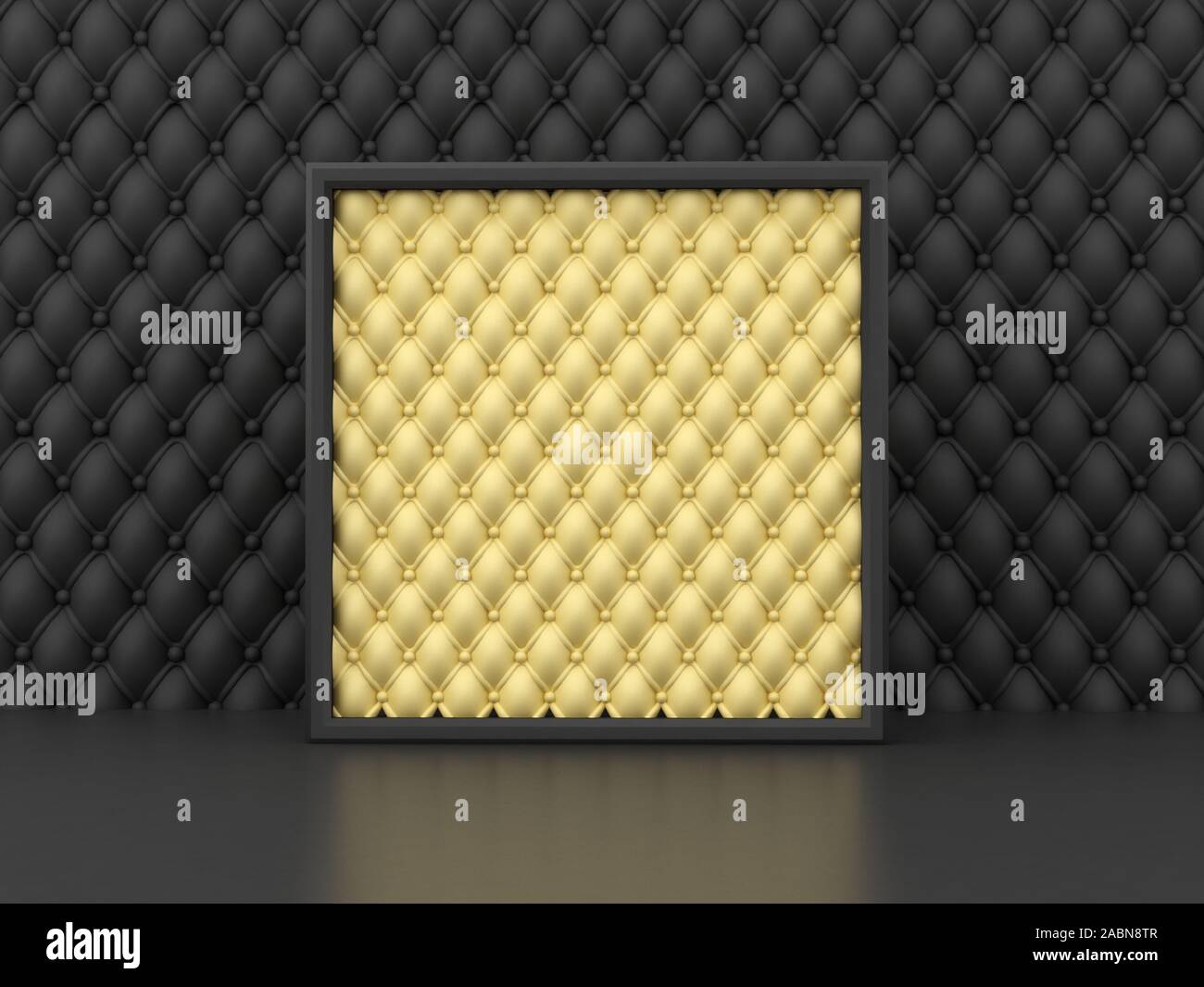 Interior background studio frame. . 3d rendering 3d illustration Stock ...