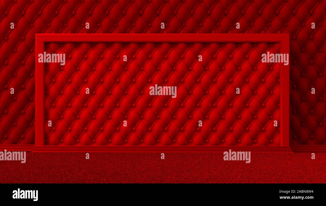 Interior background studio frame. . 3d rendering 3d illustration Stock ...