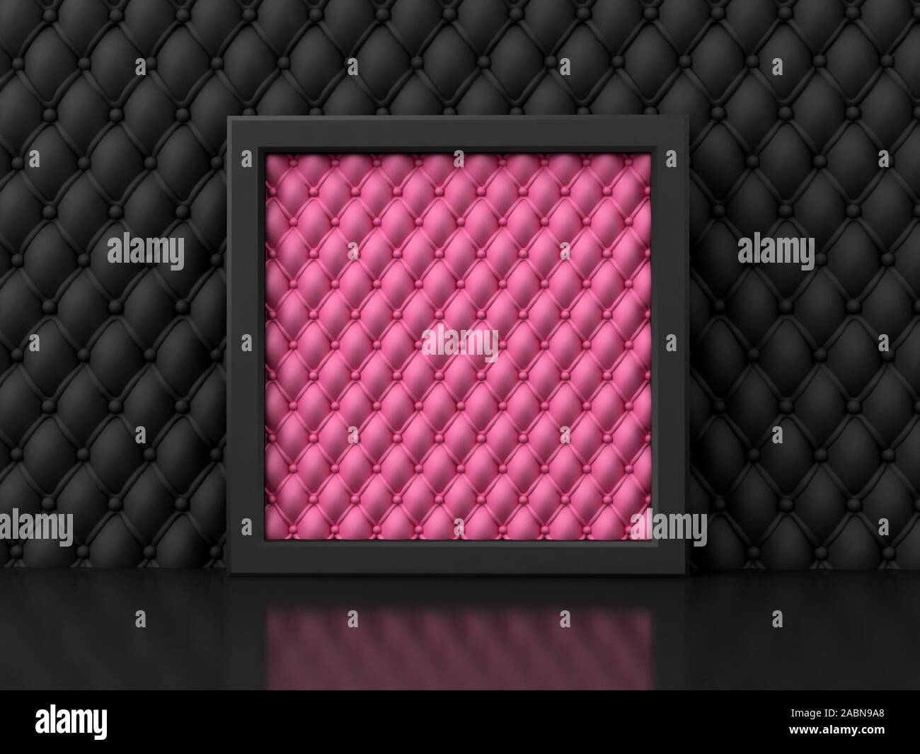 Interior background studio frame. . 3d rendering 3d illustration Stock ...