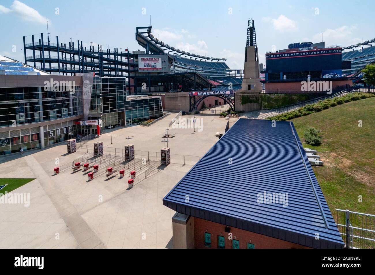 Gillette stadium exterior hi-res stock photography and images - Alamy