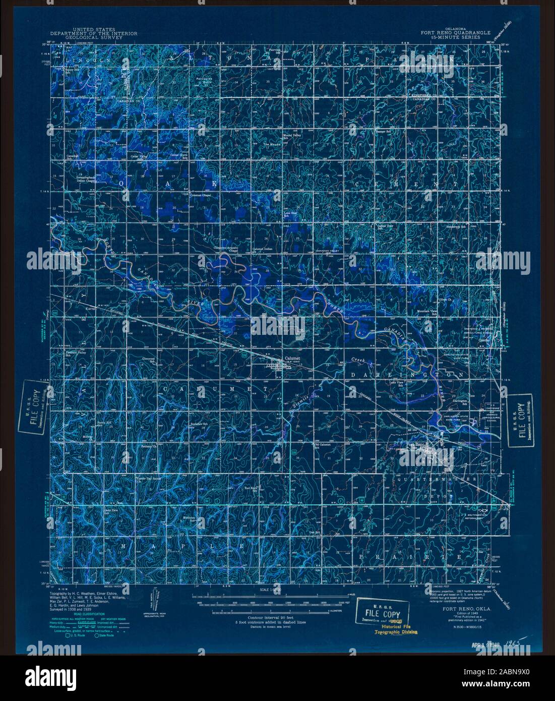 Reno oklahoma map hi-res stock photography and images - Alamy