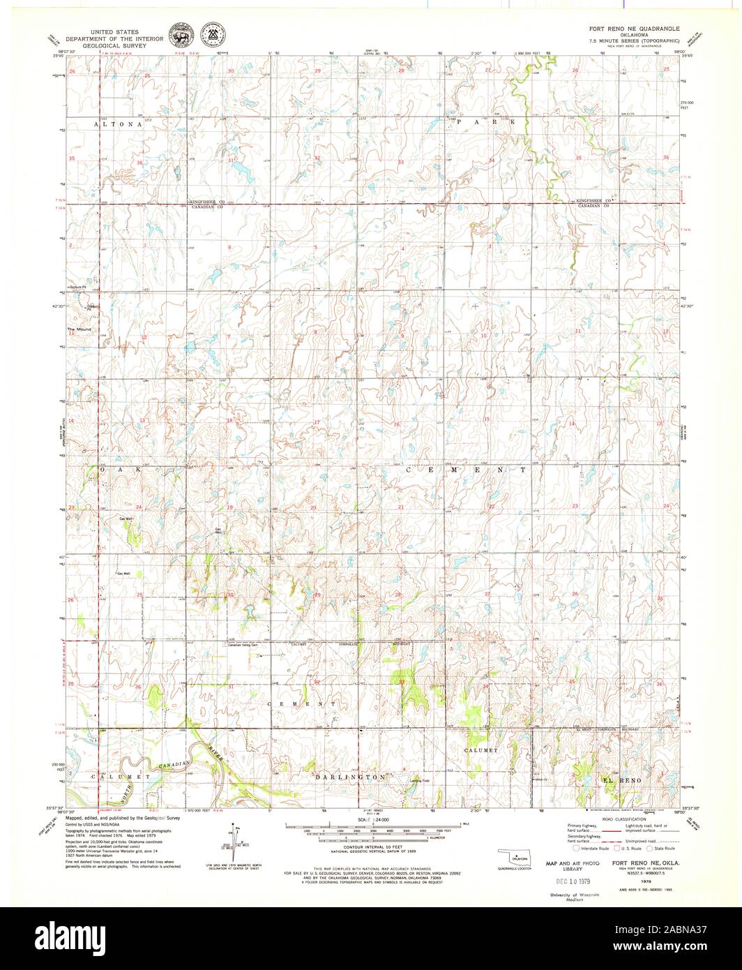 Reno oklahoma map hi-res stock photography and images - Alamy