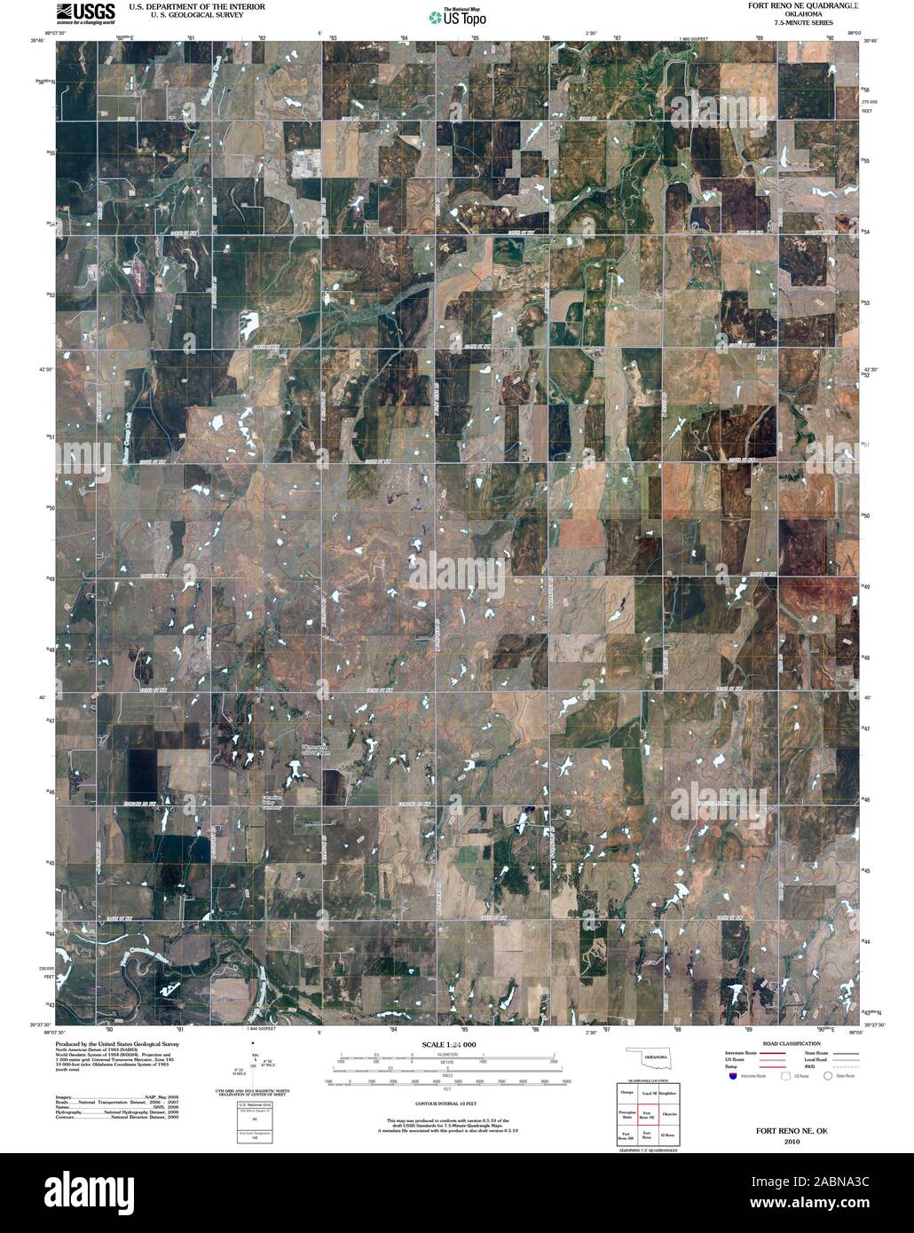 Reno oklahoma map Cut Out Stock Images & Pictures - Alamy