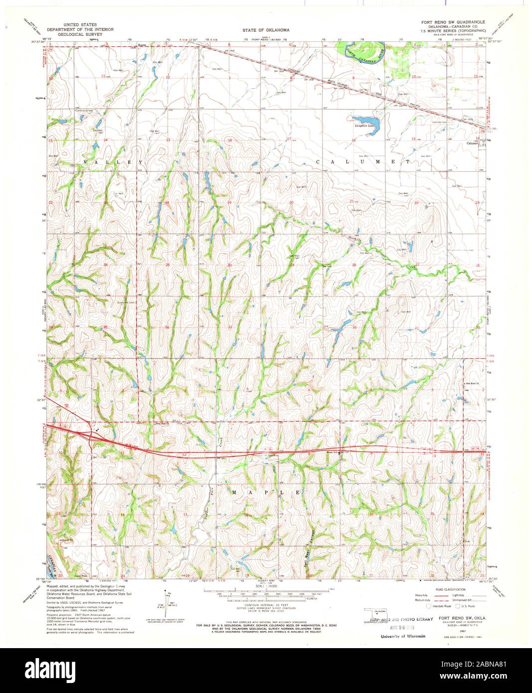Reno oklahoma map hi-res stock photography and images - Alamy
