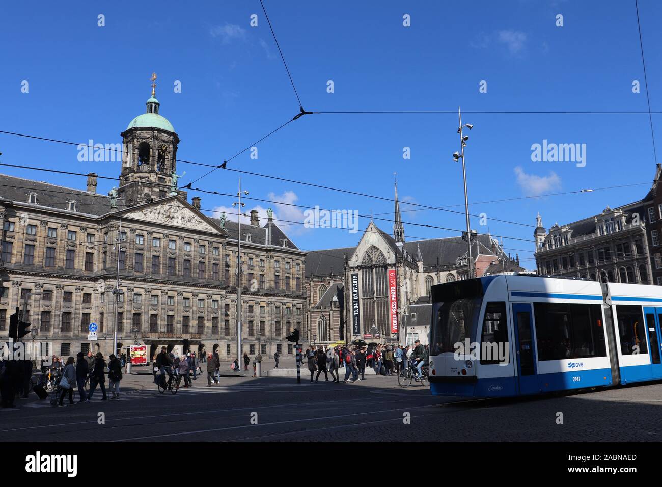Dam Square. Amsterdam, Holland Stock Photo - Alamy