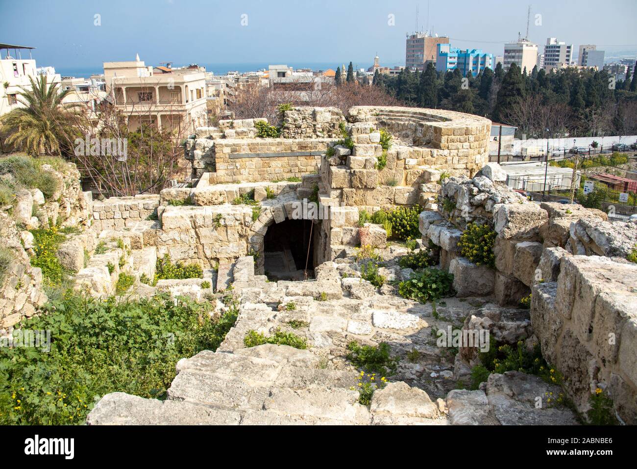St. Louis Castle, Sidon, Lebanon Stock Photo - Alamy