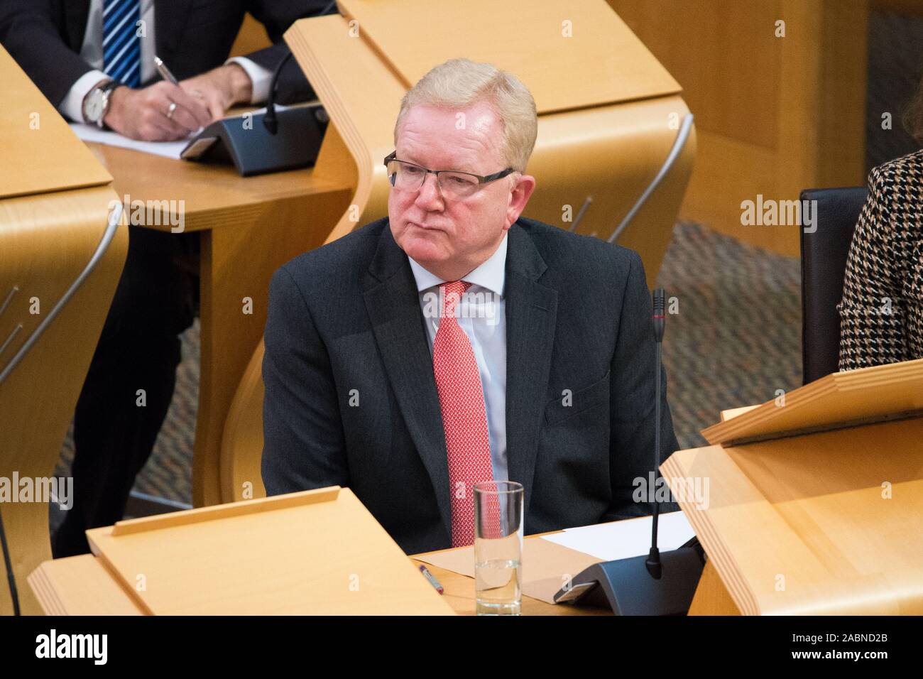 Edinburgh, UK. 28th Nov, 2019. Pictured: Jackson Carlaw MSP - Interim ...
