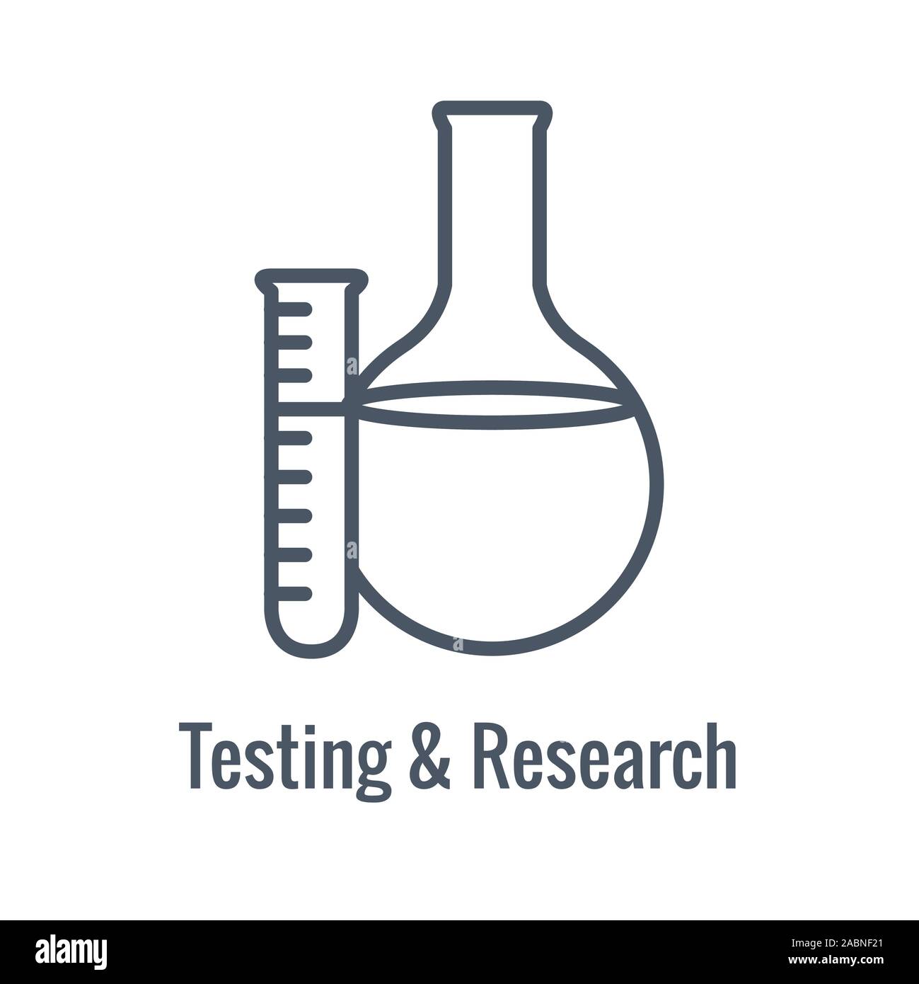 Science & Research Icon showing one part of the scientific process ...
