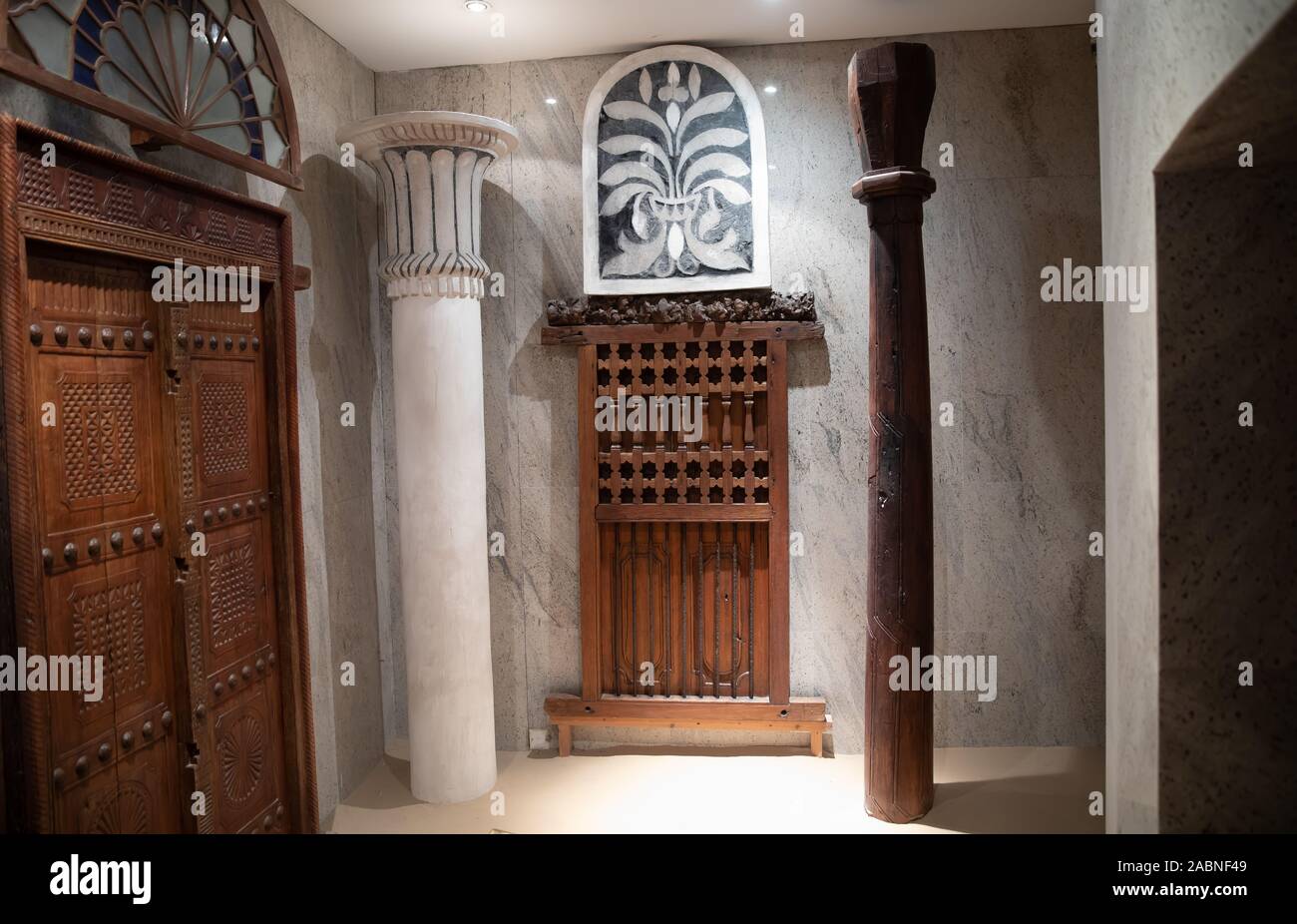Inside Dubai Museum, Dubai,UAE Stock Photo - Alamy