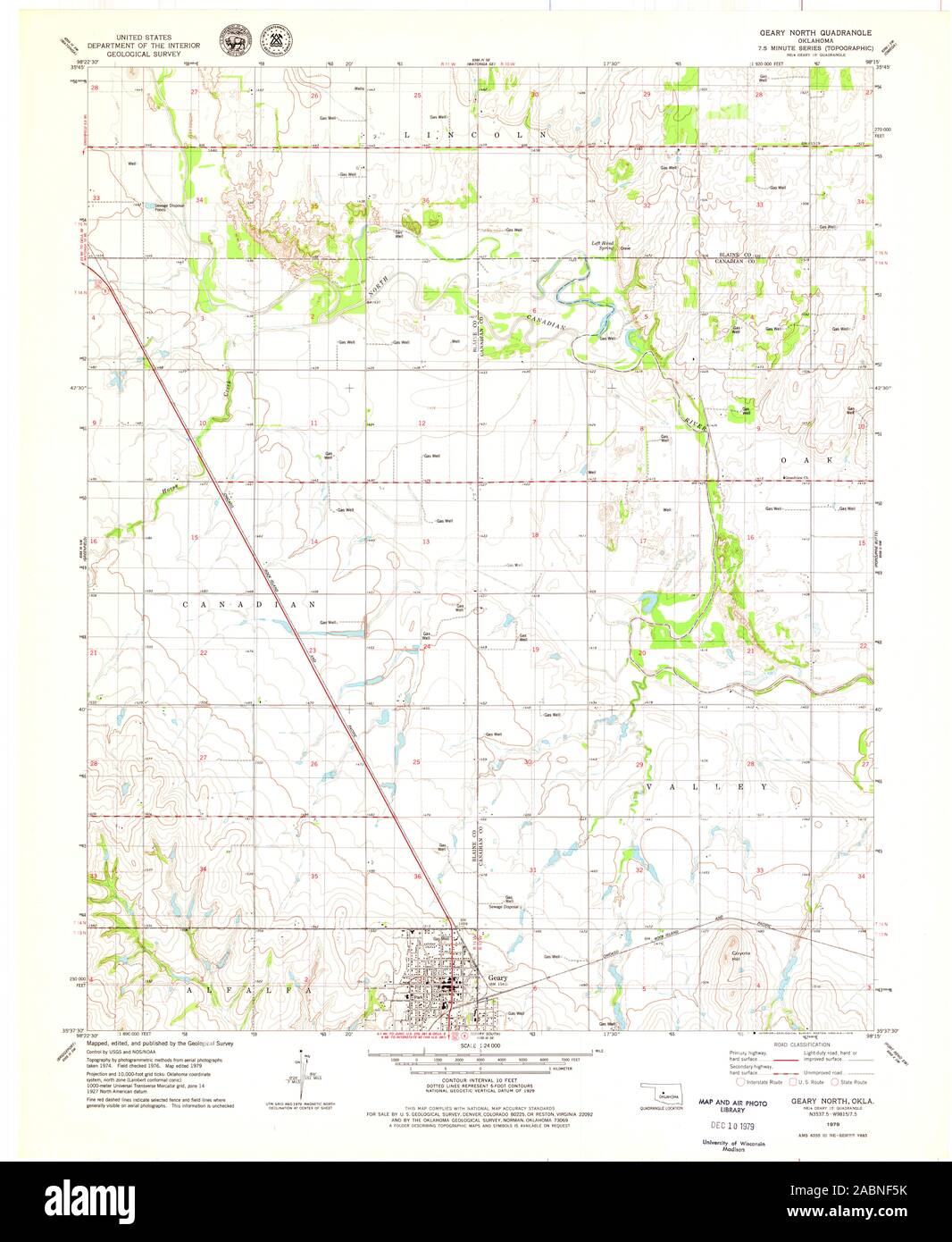 Map of geary Cut Out Stock Images & Pictures - Alamy