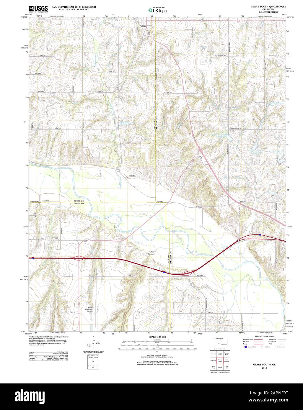Map of geary Cut Out Stock Images & Pictures - Alamy