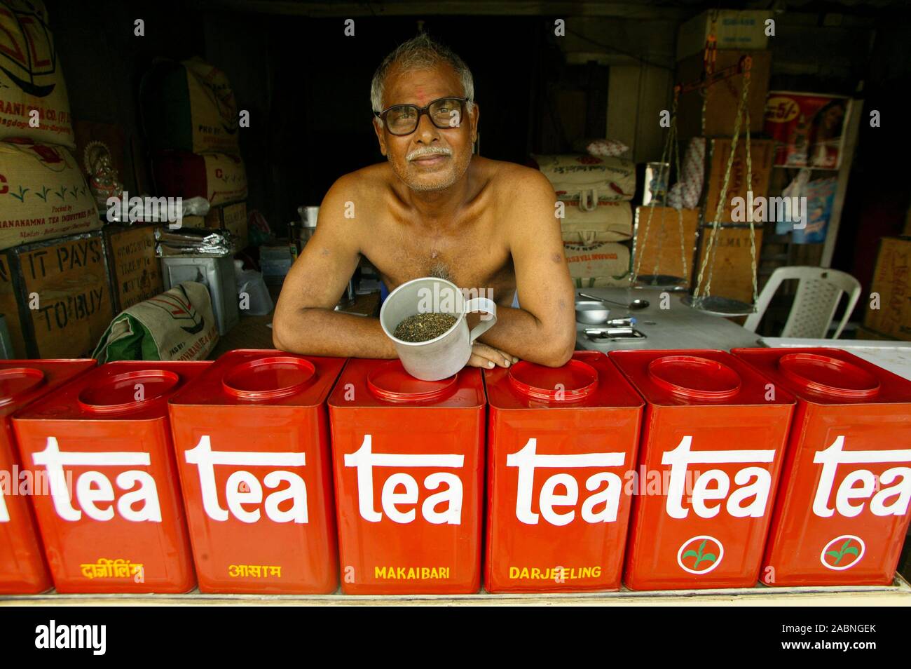 MAKAIBARI TEA ESTATES Stock Photo - Alamy