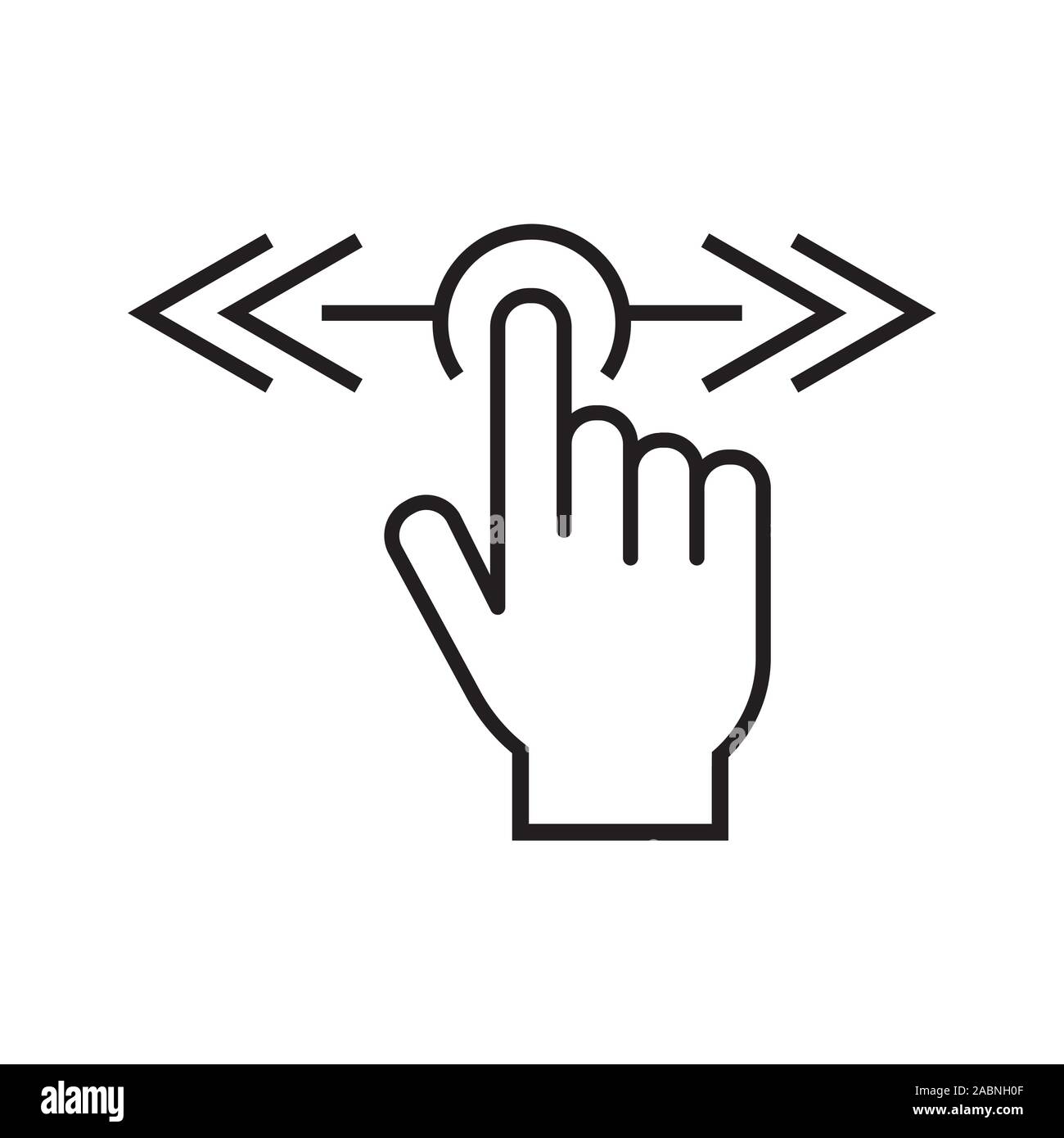 Swipe screen vector vectors hi-res stock photography and images - Alamy