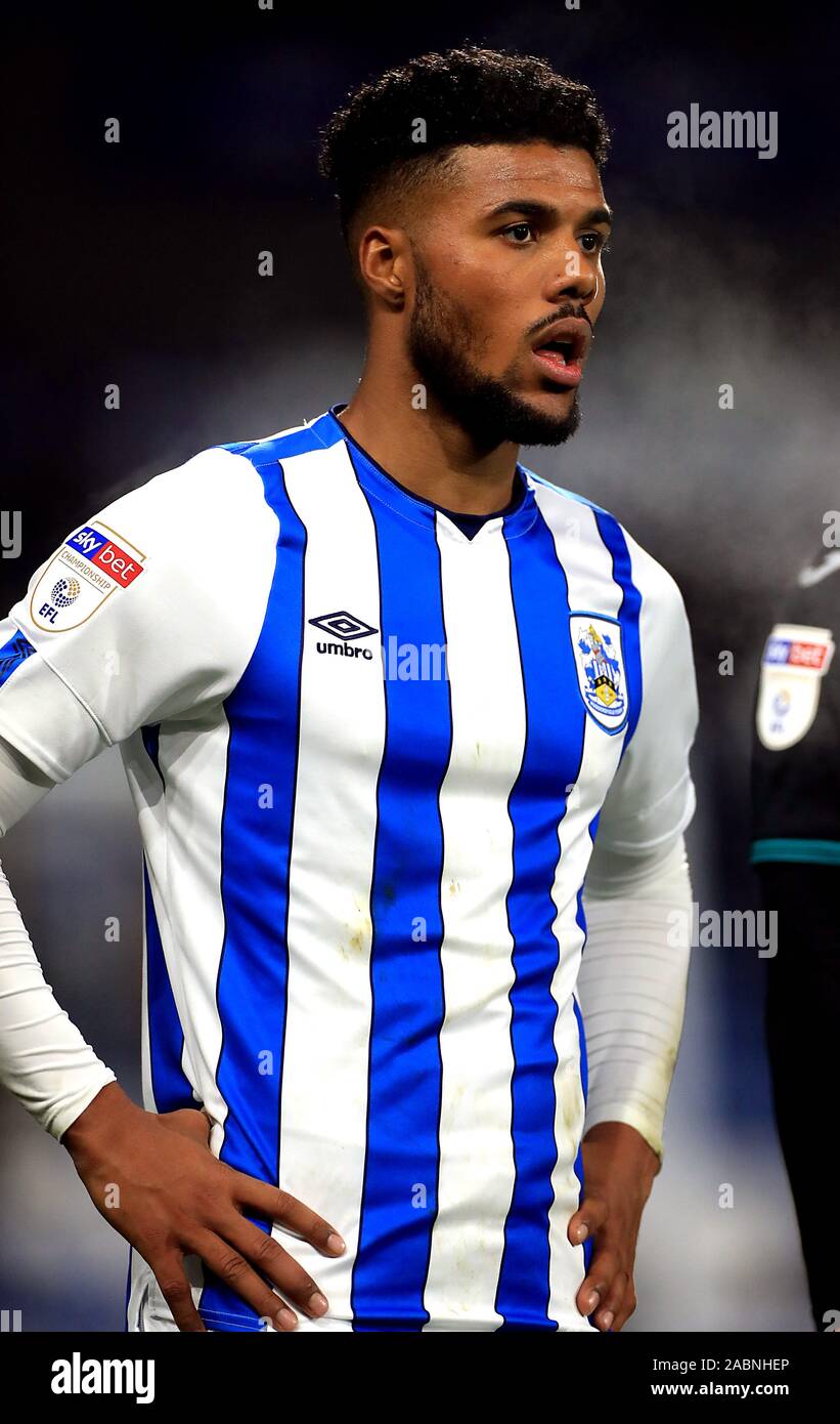 Huddersfield Town's Elias Kachunga during the Sky Bet Championship ...