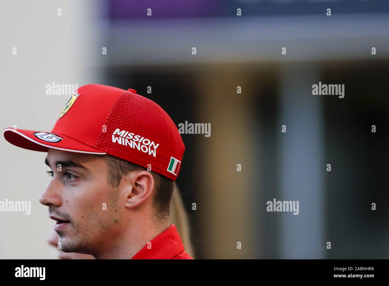 Abu Dhabi, United Arab Emirates. 28th Nov, 2019. CHARLES LECLERC of ...