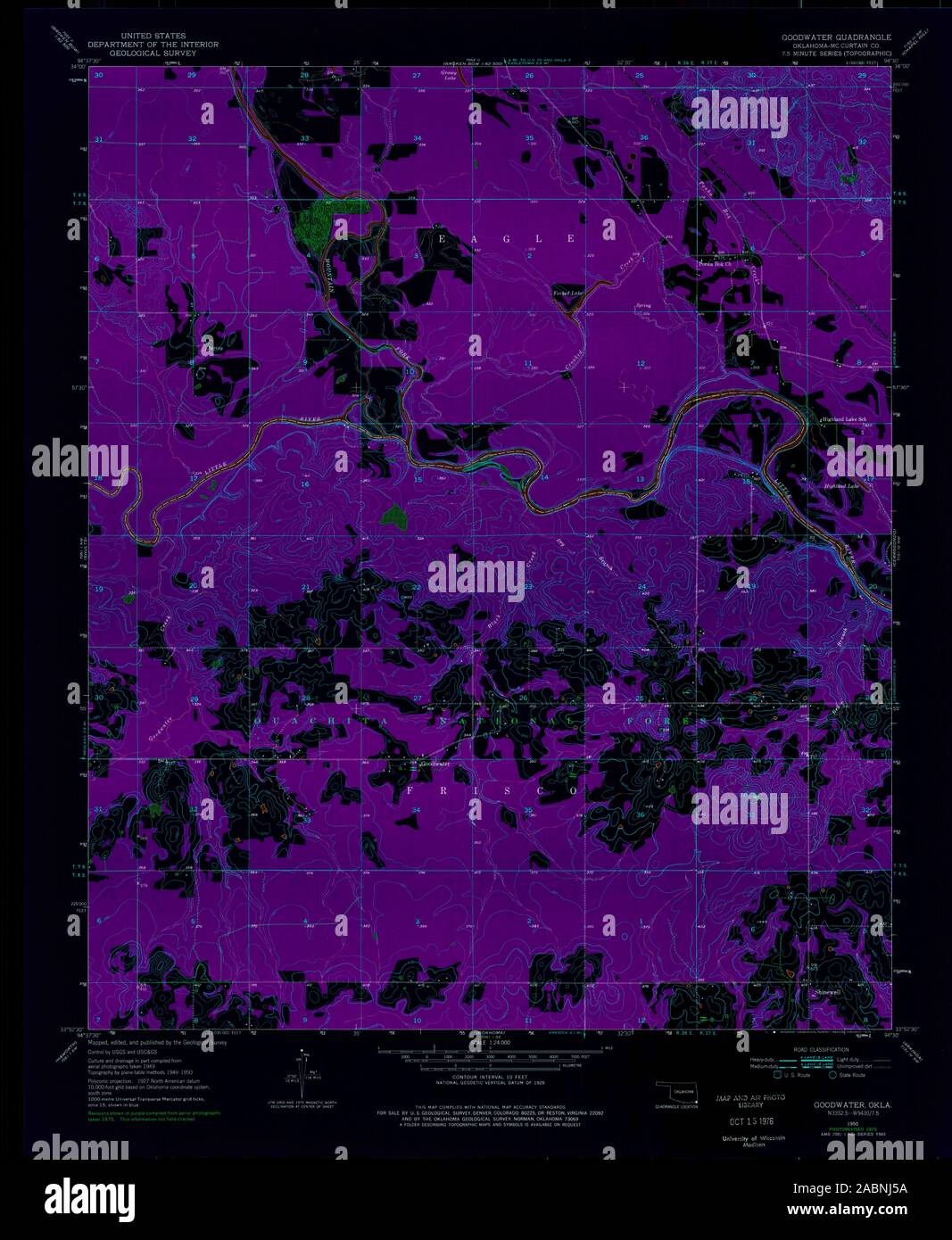 Goodwater map hi-res stock photography and images - Alamy