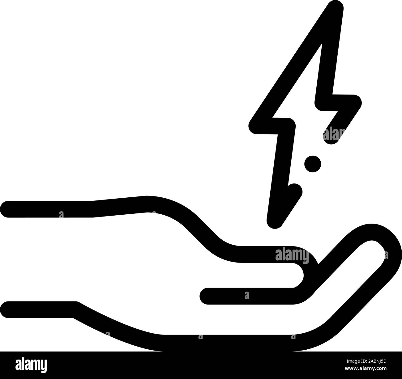 Strong Person Energy Icon Vector Outline Illustration Stock Vector ...