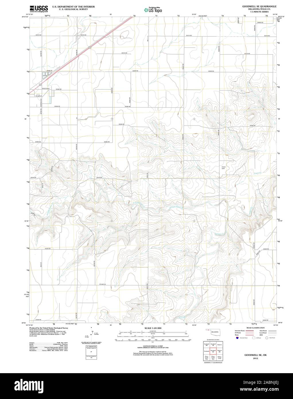 Goodwell map hi-res stock photography and images - Alamy