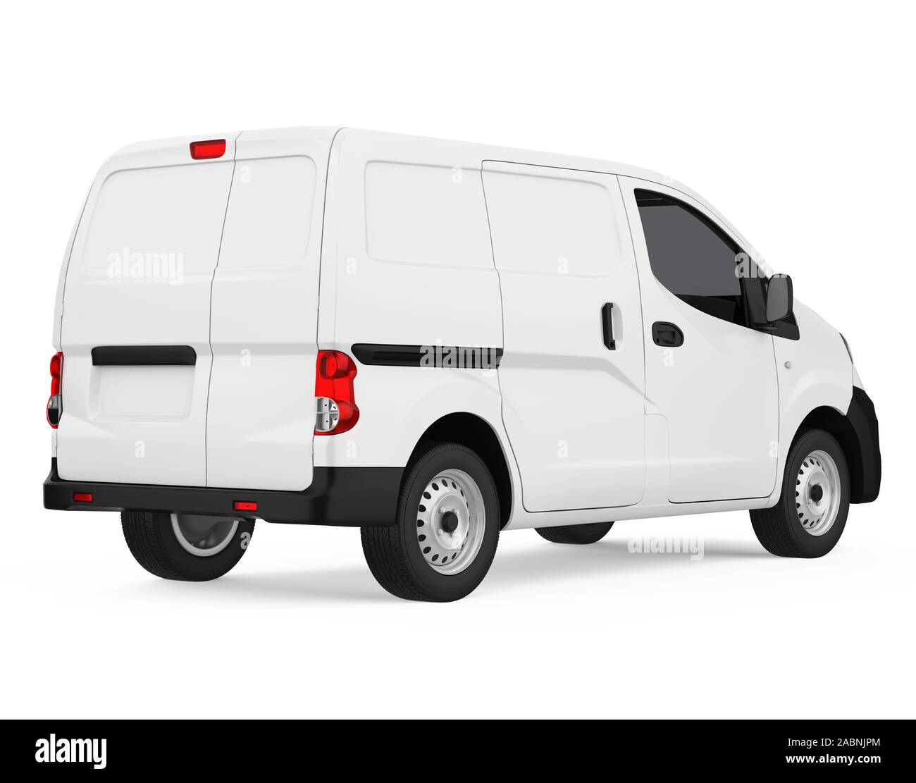 Delivery Van Isolated Stock Photo - Alamy