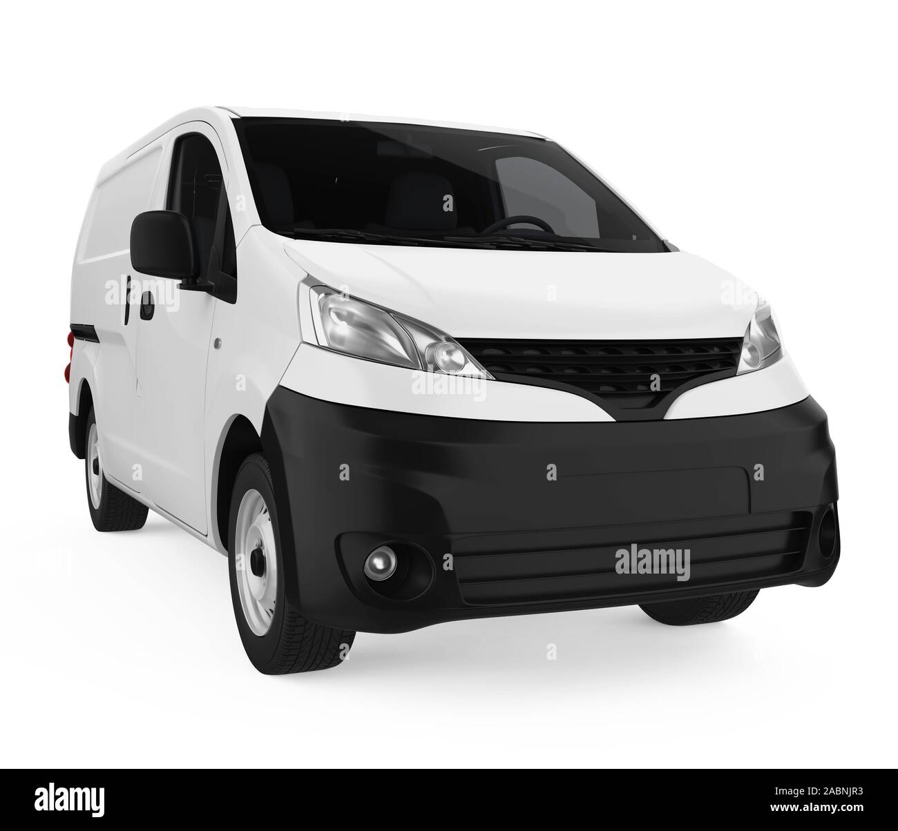 Delivery Van Isolated Stock Photo - Alamy