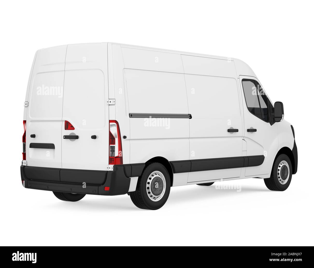 Delivery Van Isolated Stock Photo - Alamy