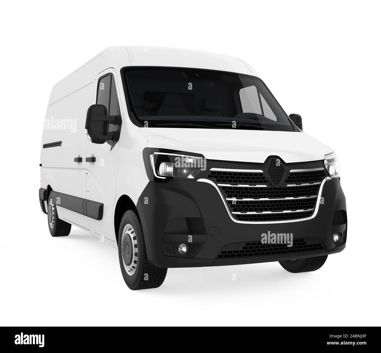 Delivery Van Isolated Stock Photo - Alamy