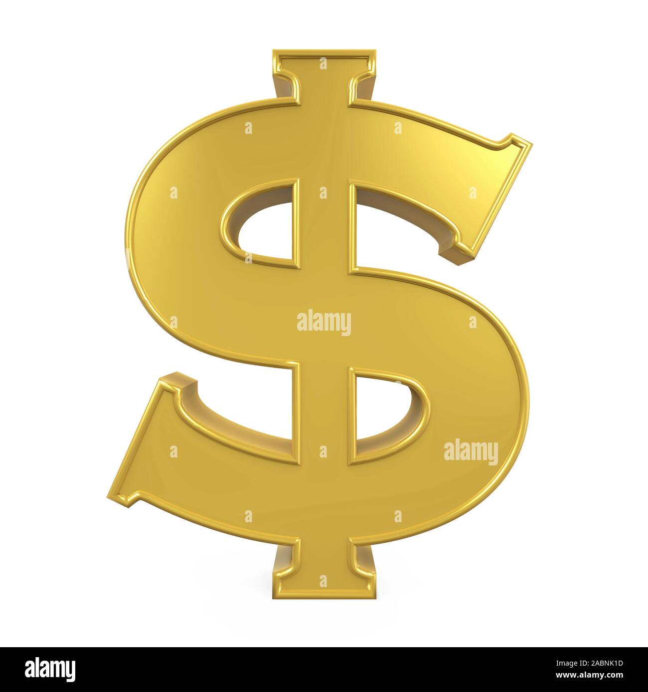 Dollar Currency Sign Isolated Stock Photo - Alamy