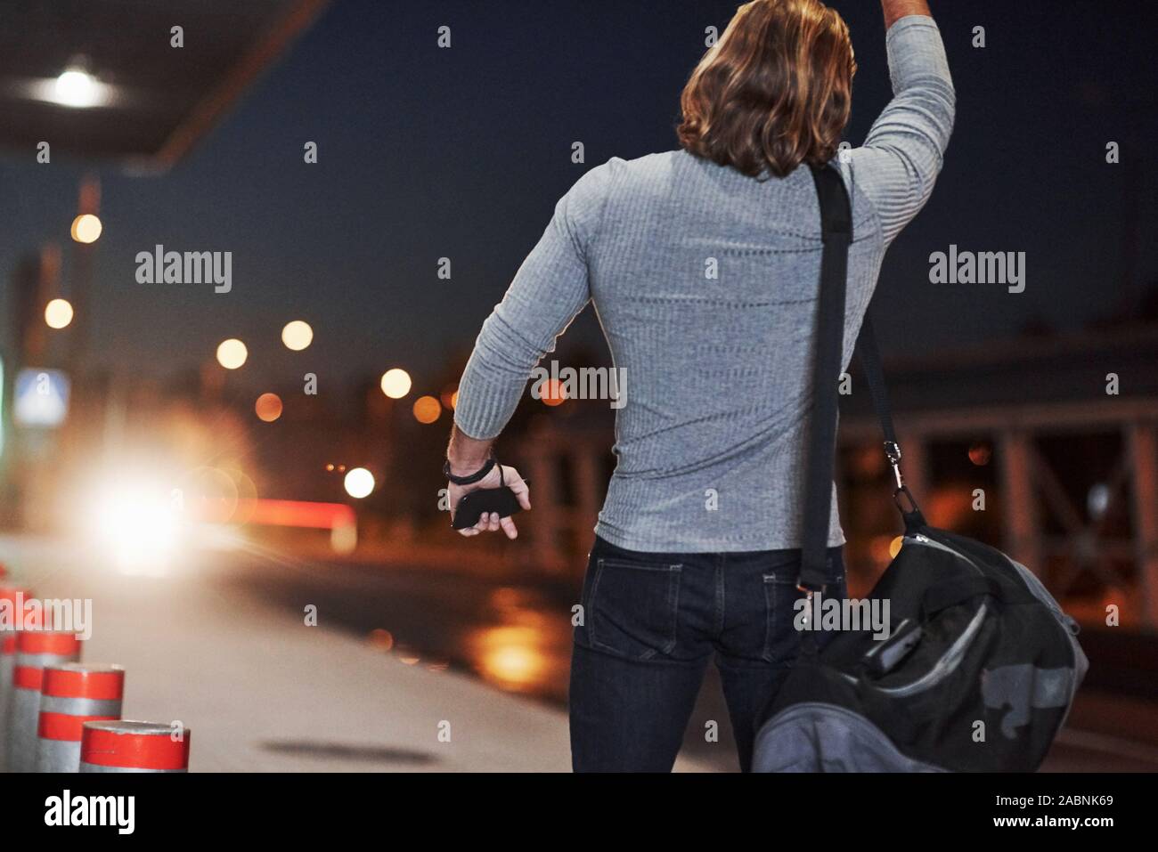 Car pick up night hi-res stock photography and images - Alamy