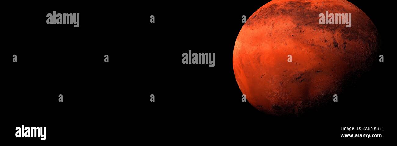 Planet mars orbiting in space hi-res stock photography and images - Alamy