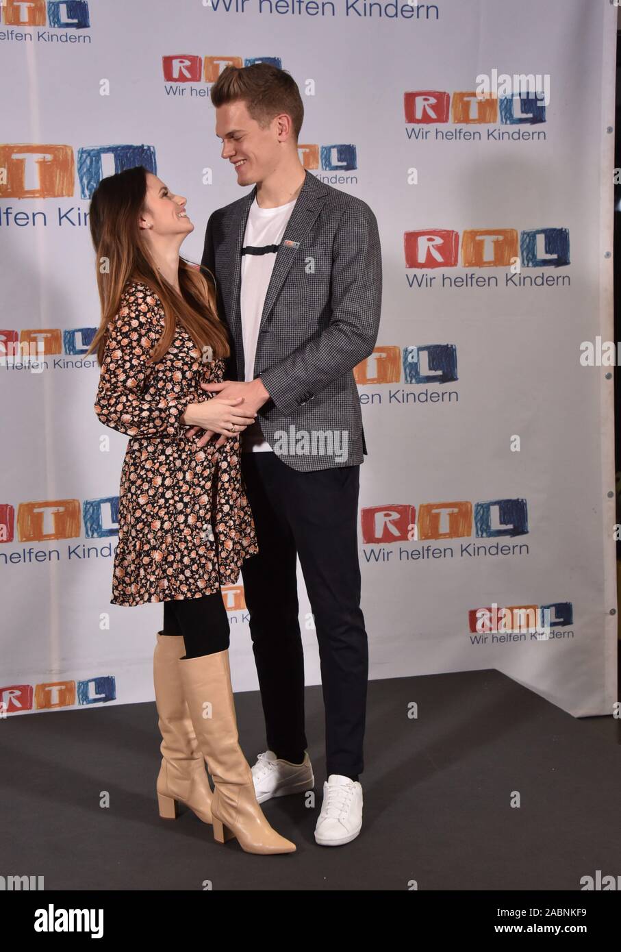 22 November 2019, North Rhine-Westphalia, Hürth: The football player ...