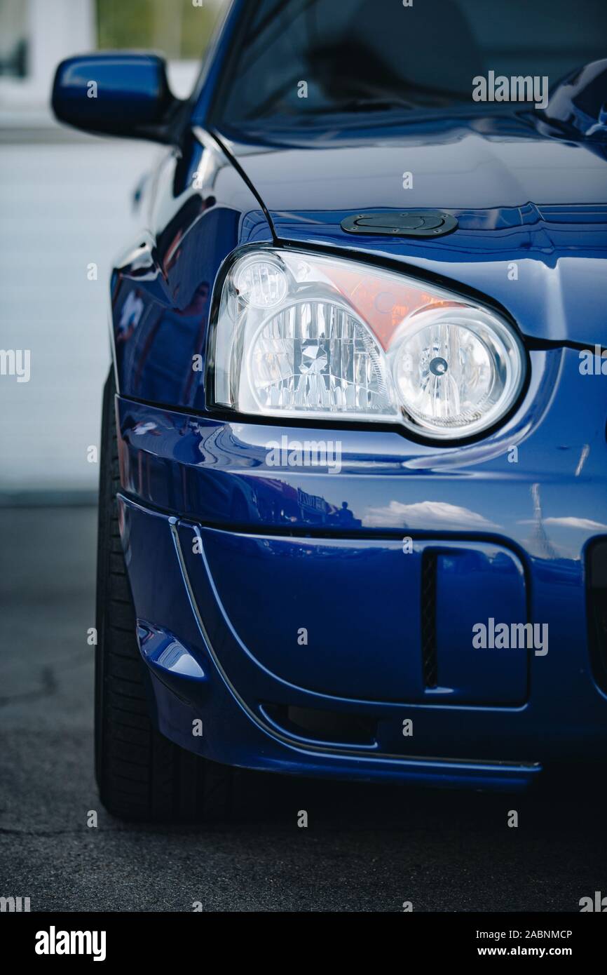 KYIV-28 JULY,2019: JDM car show outdoor.Tuned Japanese drift cars expo ...