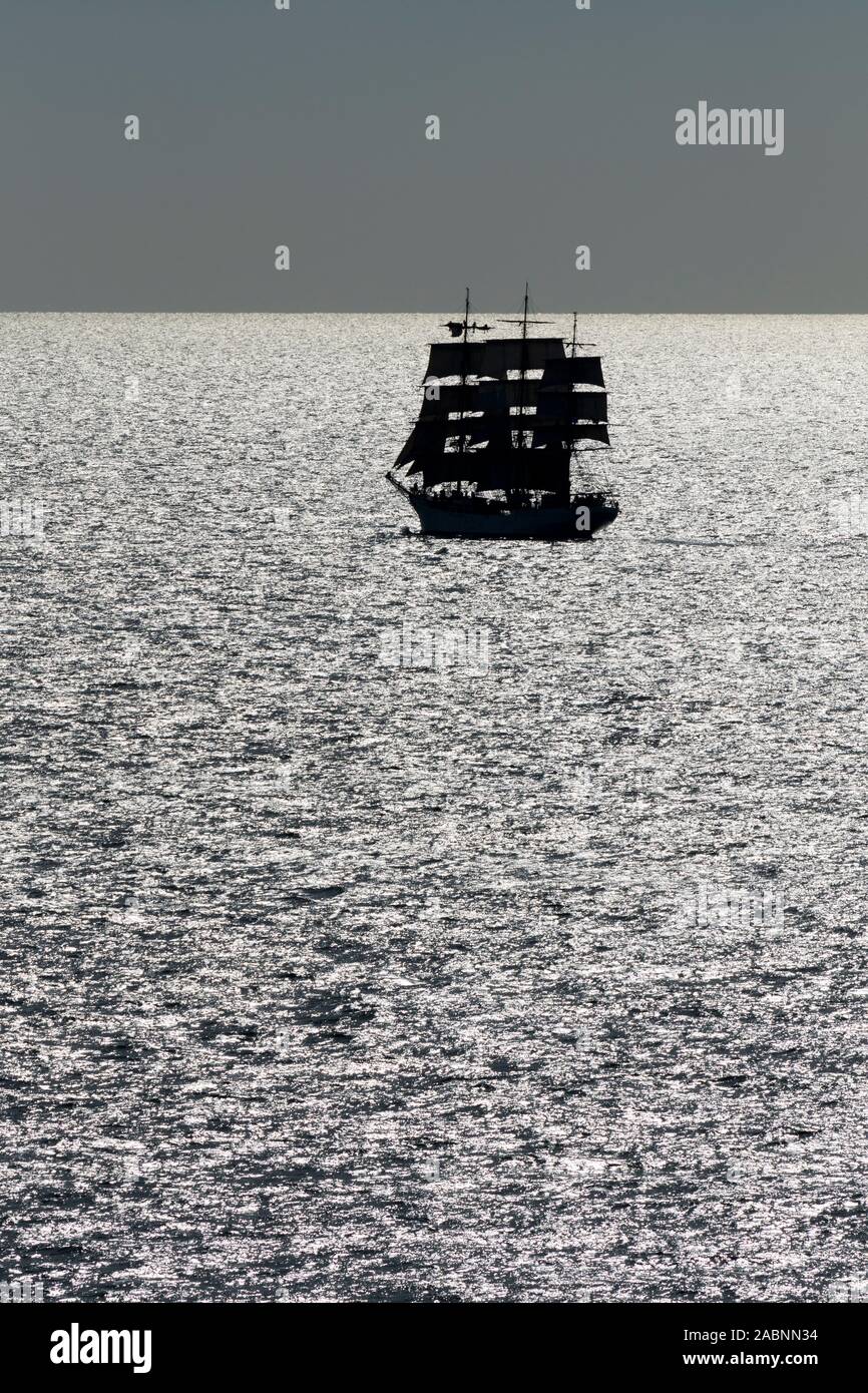 Sailing ship, Port of Zeebrugge, Flanders, Belgium, Europe Stock Photo ...