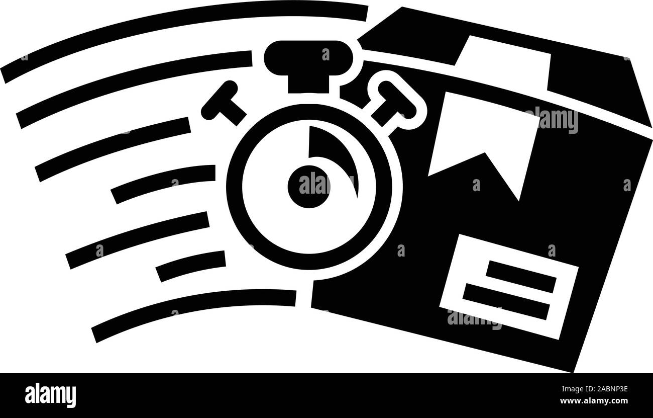 Fast parcel delivery icon, simple style Stock Vector Image & Art - Alamy